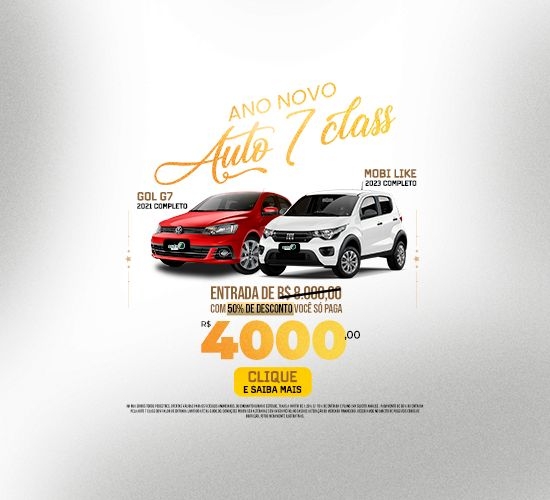 Auto 7 Class - A Maior Loja de Carros Novos e Seminovos no Interior ...
